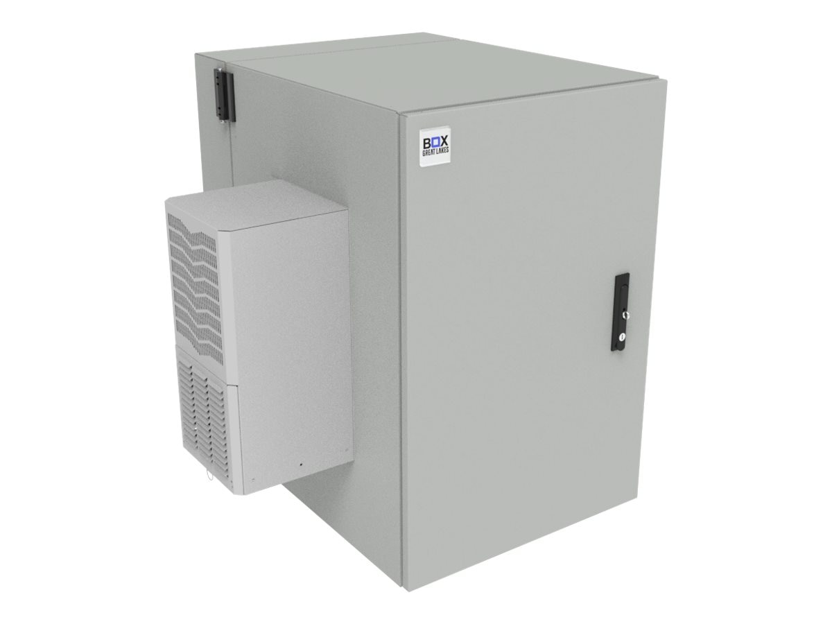 Great Lakes NEMA - cabinet - double swing - 18U - BXWM04-18U32- GY-SH ...