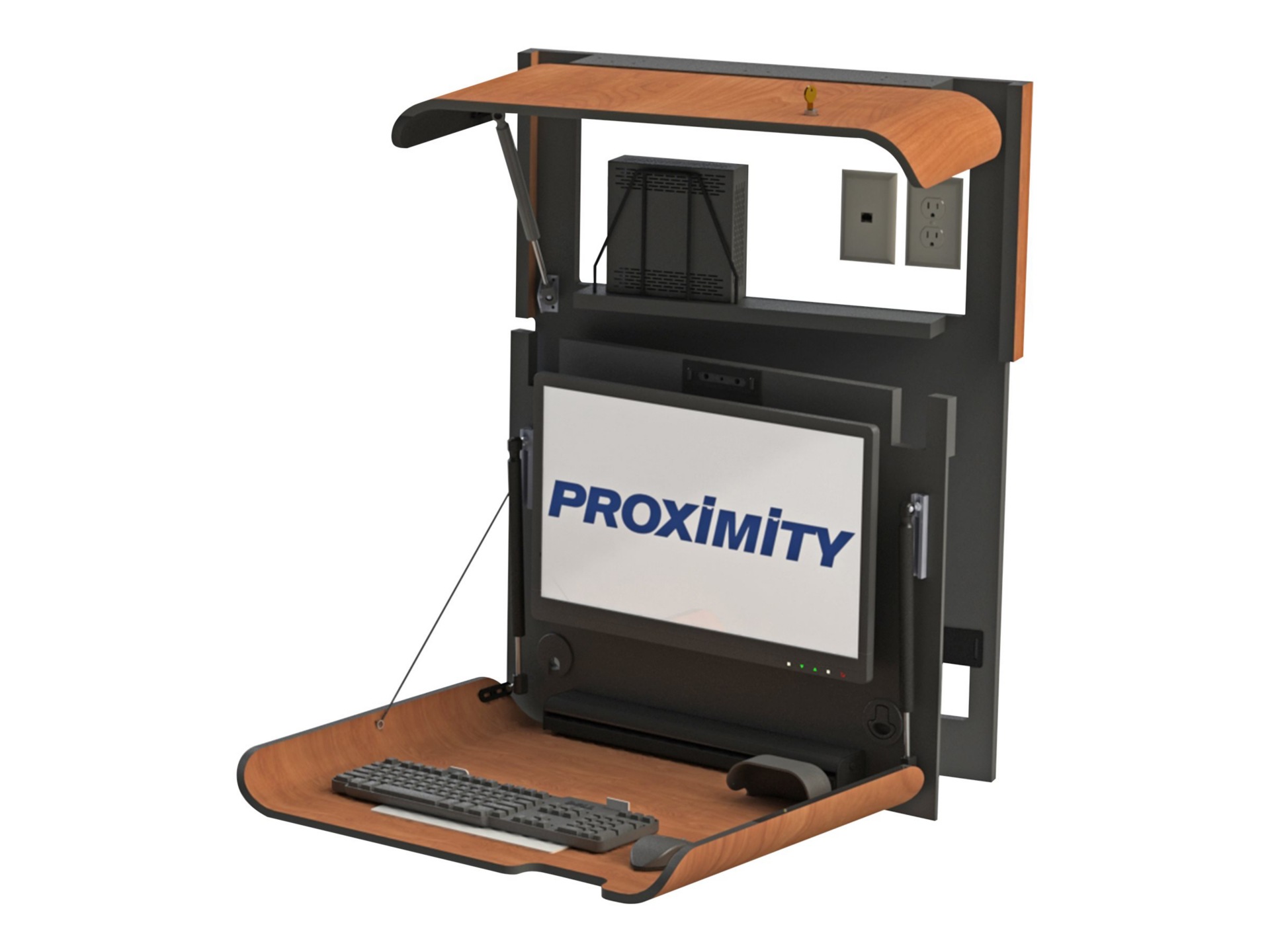 Proximity Classic CXT-28-SLIM-LSVL - wall-mounted workstation - portico ...
