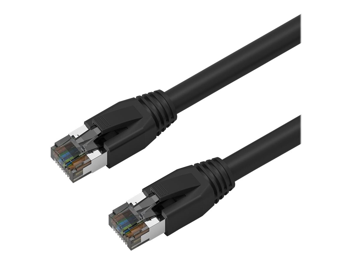 Axiom AX - patch cable - 7.62 m - black - C8SBSFTP-K25-AX - Cat 6 ...