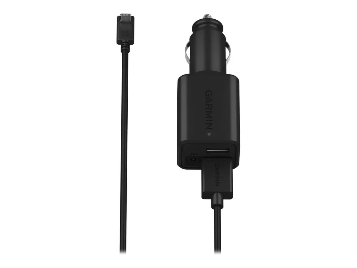 Garmin car power adapter - 2 x USB, AUX port - 010-13199-03 - Two-Way ...