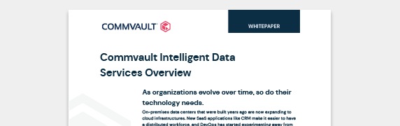 Commvault Data Services, Metallic SaaS, Data Protection | CDW