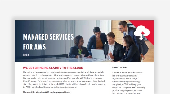 AWS Showcase | Cloud Migration, Storage, Orchestration & Management Solutions | CDW Canada